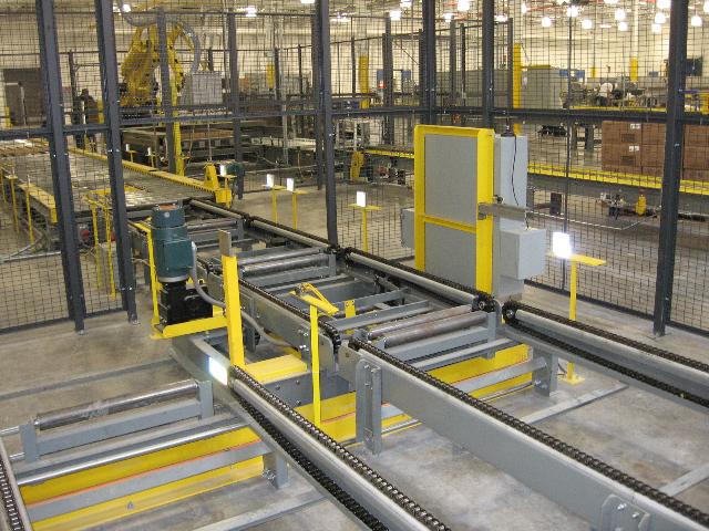 Pallet Conveyor Systems | Robot Palletizing LLC